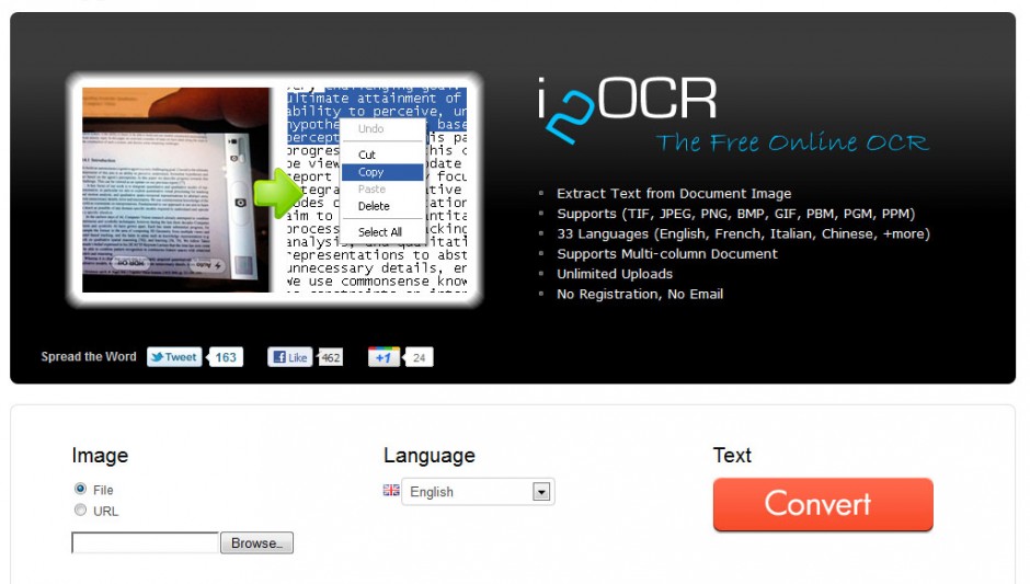 Free Online OCR | Luca Bonesini