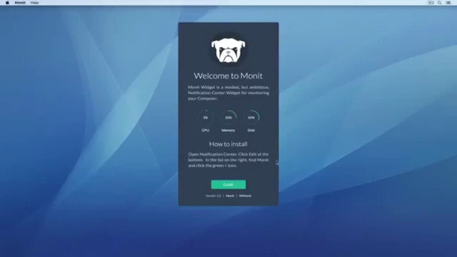 Monit Widget per Mac: risorse sotto controllo | Luca Bonesini